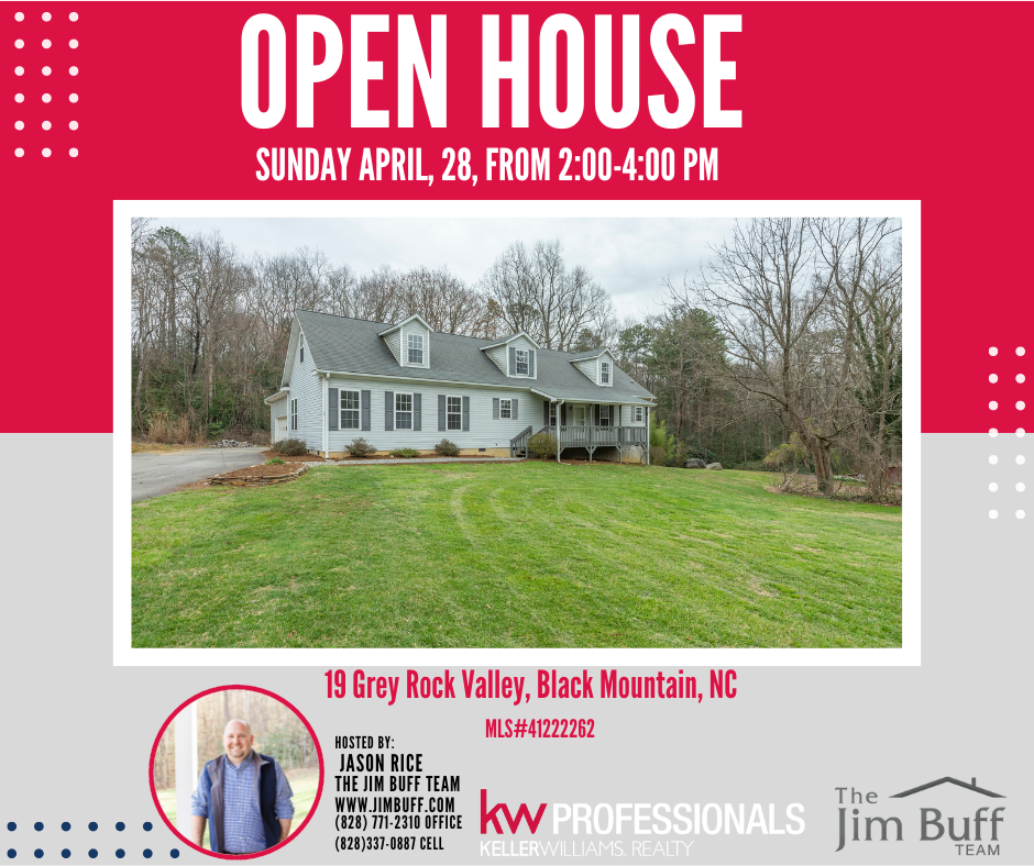Open House, Sunday April 28th, from 2-4 PM — The Jim Buff Team
